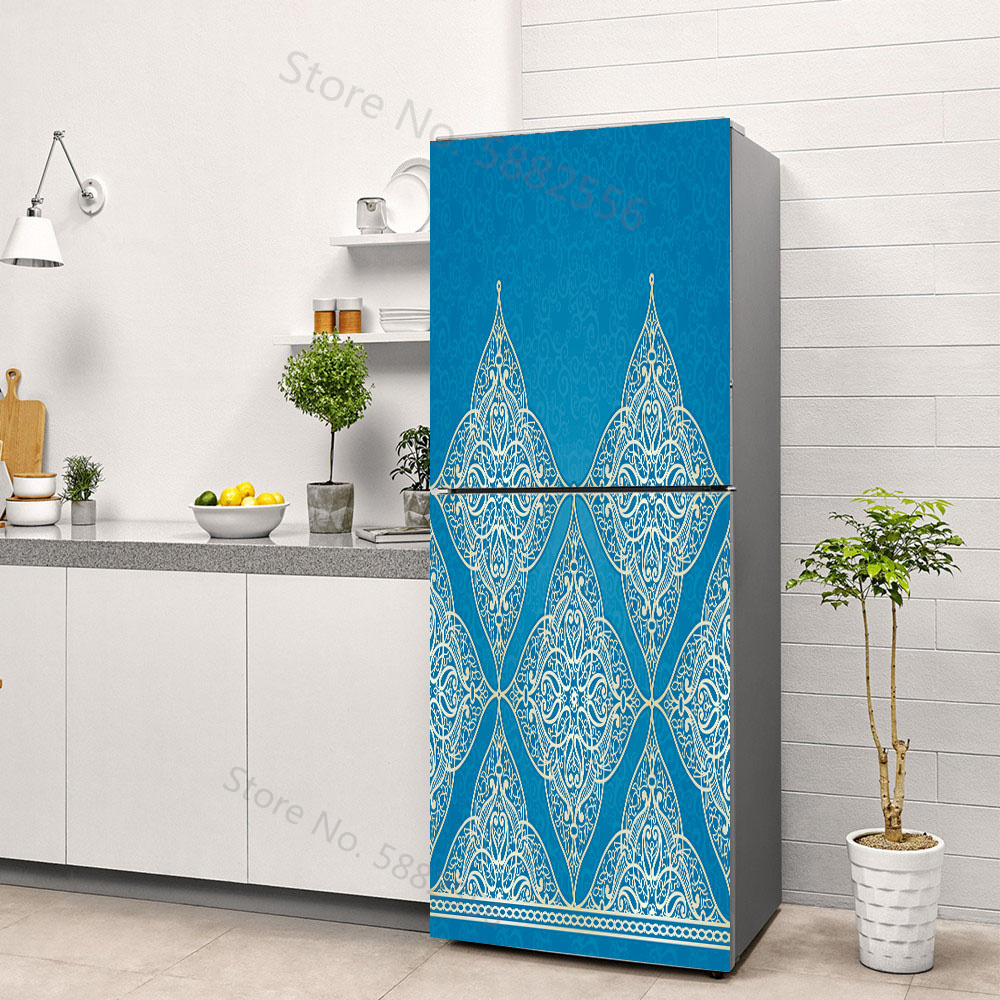 Custom Ramadan Refrigerator Sticker Adhesive Waterproof 3D Moon Star ...