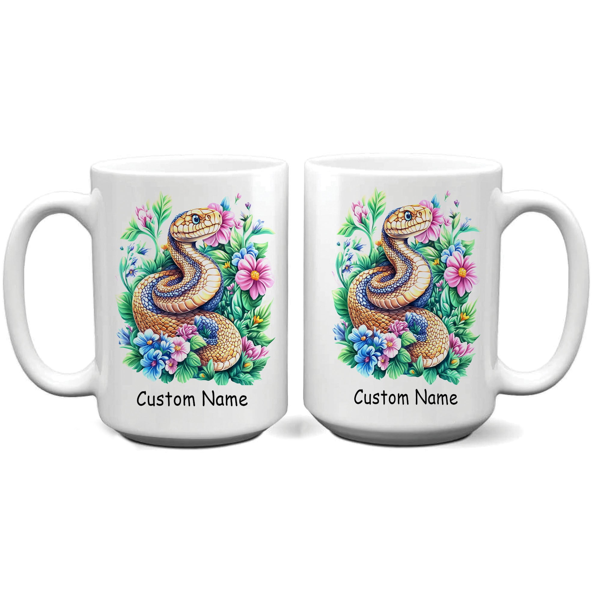 Custom Rattlesnake Coffee Mug – Unique Gift for Snake Lovers, Parents ...