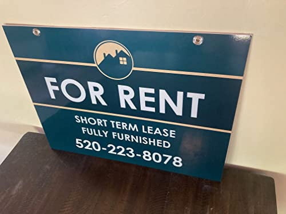 Custom Real Estate Sign – Double Sided Hanging Personalized Sign for ...
