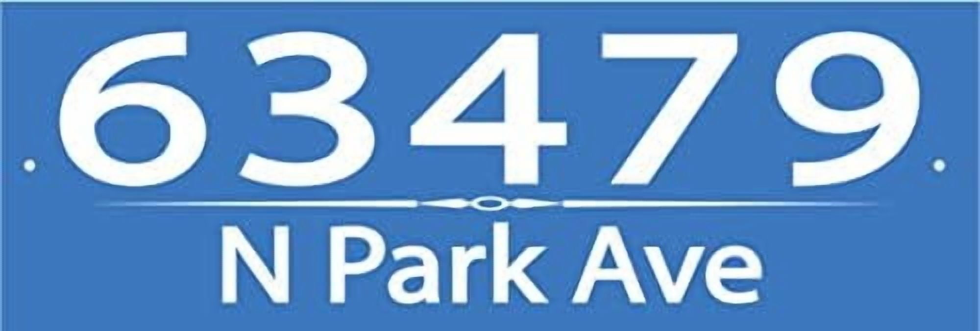 Custom Reflective Address Sign - very highly visible in the daytime and ...