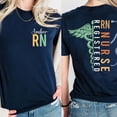 Custom Registered Nurse Png Comfort Colors T-Shirt, Personalized RN ...