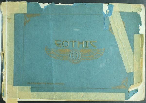 (Custom Reprint) Yearbook: 1909 Bloomington High School - Gothic ...