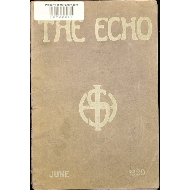(Custom Reprint) Yearbook: 1920 Indianola Junior High School - Echo Yearbook (Columbus, OH ...