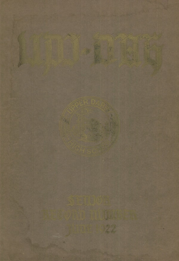 (Custom Reprint) Yearbook: 1922 Upper Darby High School - Oak Yearbook ...