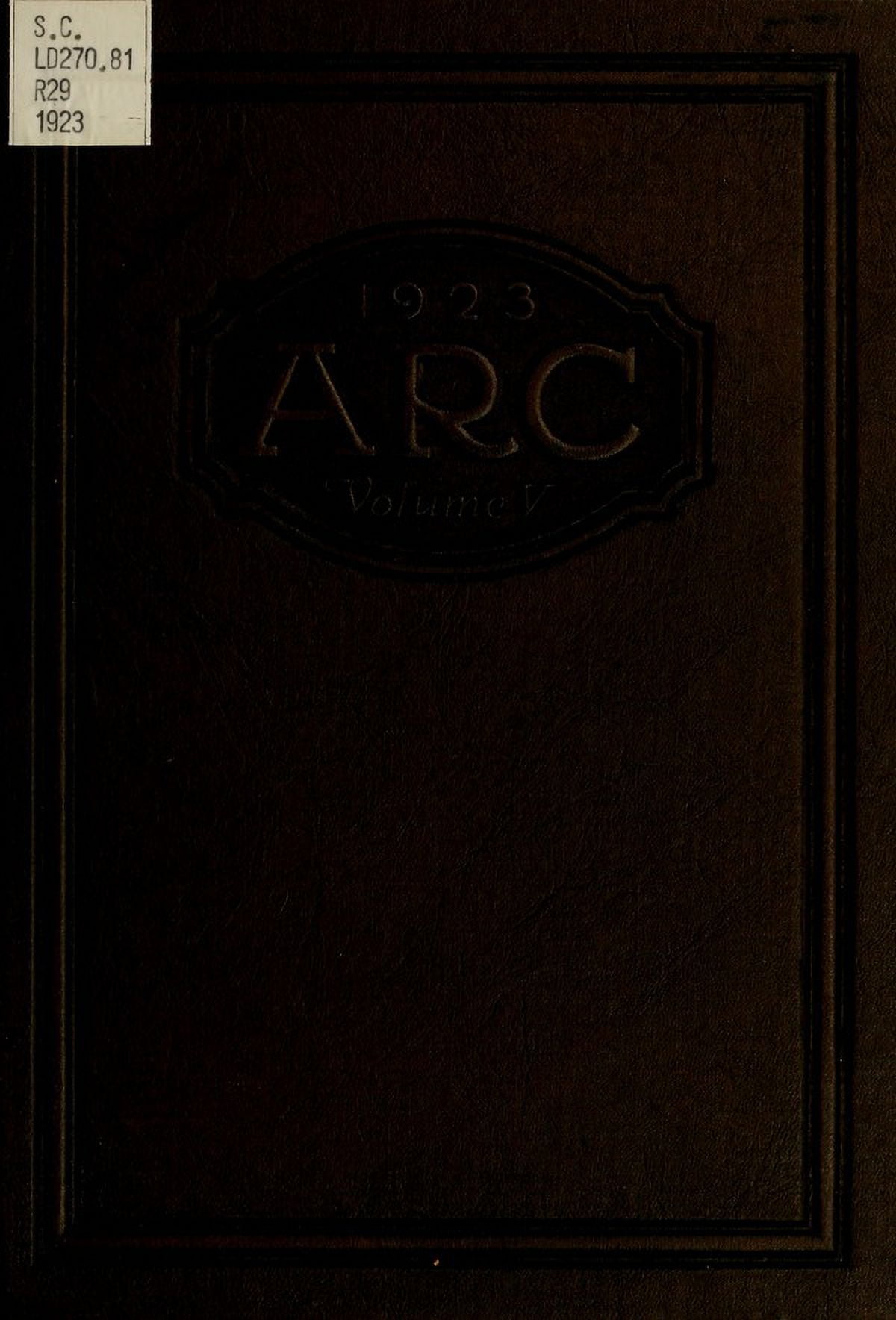 (Custom Reprint) Yearbook: 1923 Academy of Richmond County High School ...