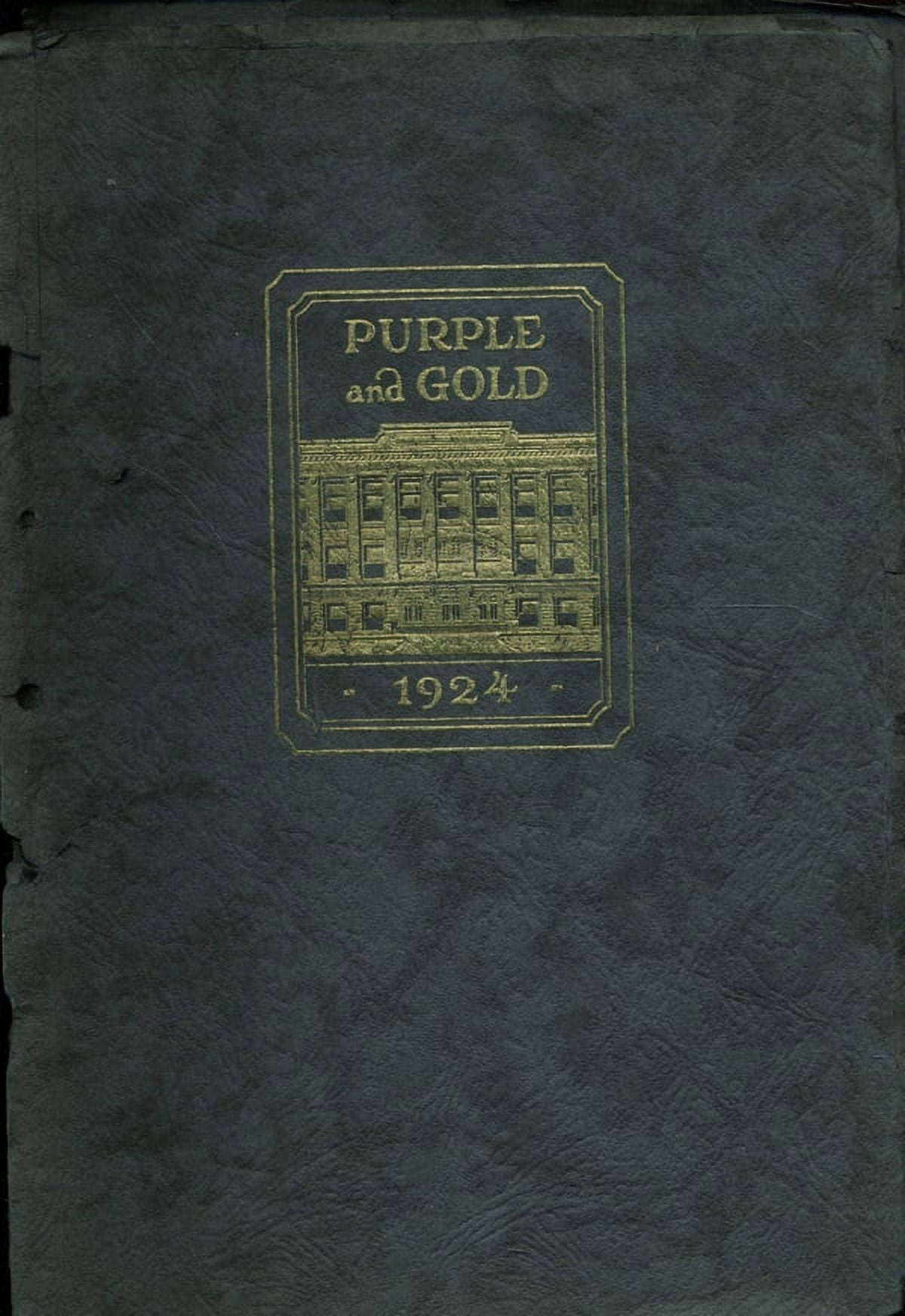 (Custom Reprint) Yearbook: 1924 Grand Island High School - Purple and ...