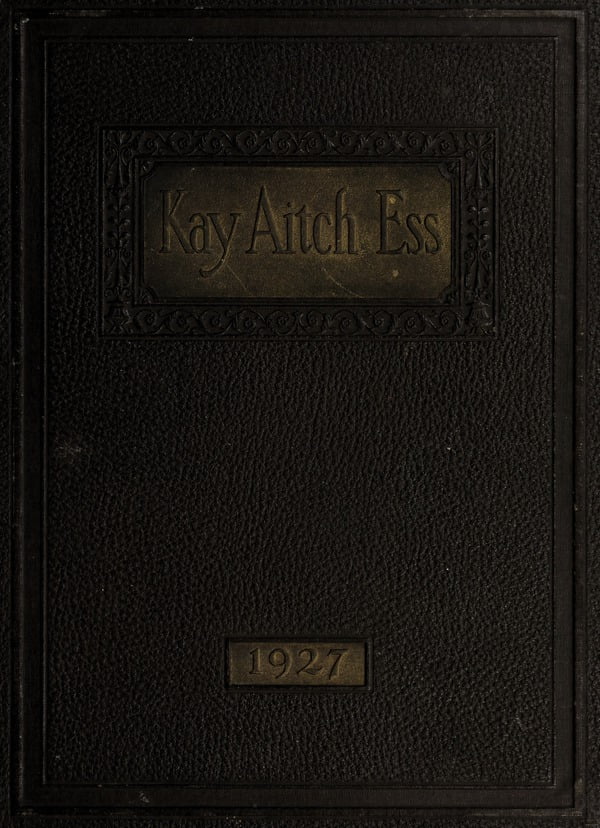 (Custom Reprint) Yearbook: 1927 Kinston High School - Kay Aitch Ess ...