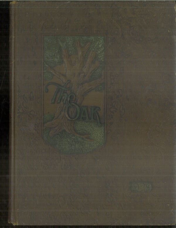 (Custom Reprint) Yearbook: 1929 Adamson High School - Oak Yearbook ...