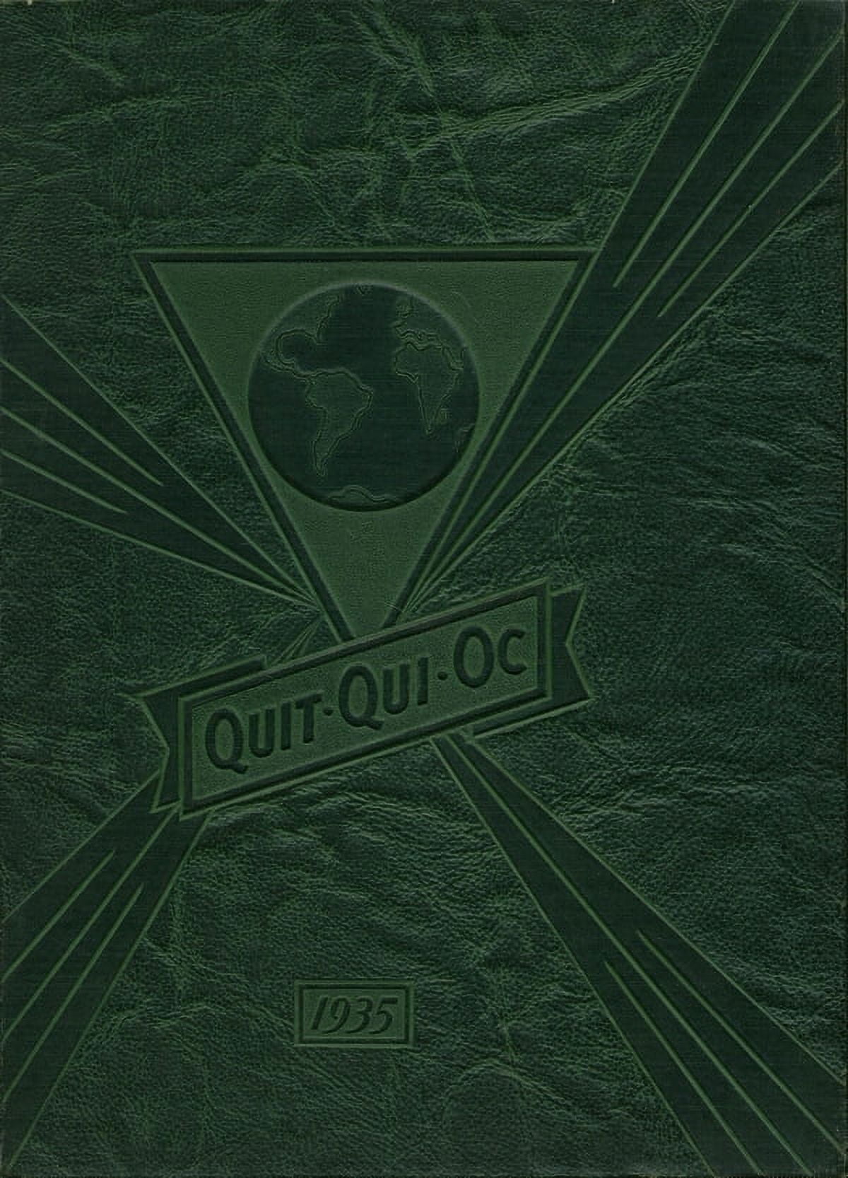 (Custom Reprint) Yearbook: 1935 Plymouth High School - Quit Qui Oc ...