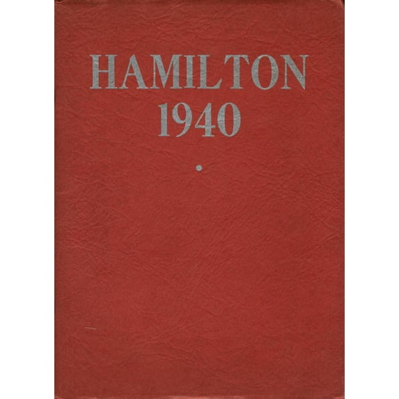 (Custom Reprint) Yearbook: 1940 Samuel Hamilton Junior High School ...
