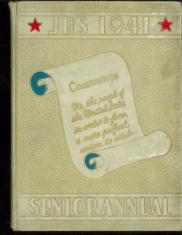 (Custom Reprint) Yearbook: 1941 Jamestown High School - Red and Green ...