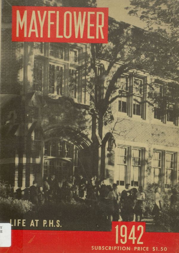 Custom Reprint Yearbook 1942 Plymouth High School Mayflower