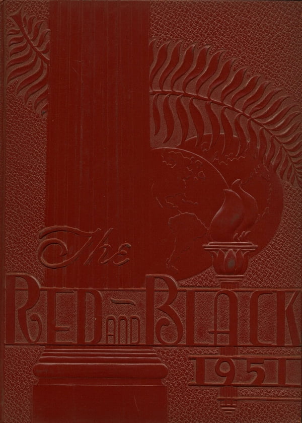 (Custom Reprint) Yearbook: 1951 Central High School - Red and Black ...