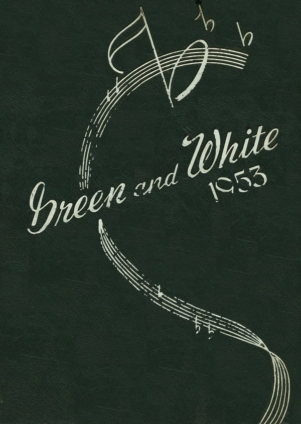 (Custom Reprint) Yearbook: 1953 Easley High School - Green and White ...