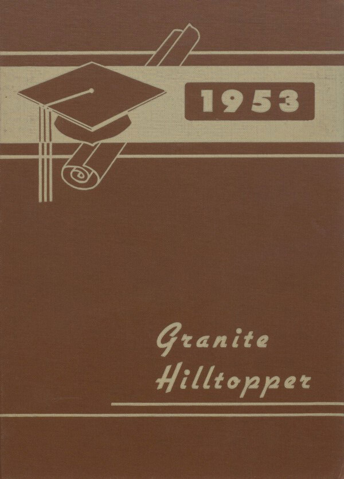 (Custom Reprint) Yearbook: 1953 Montello High School - Granite ...
