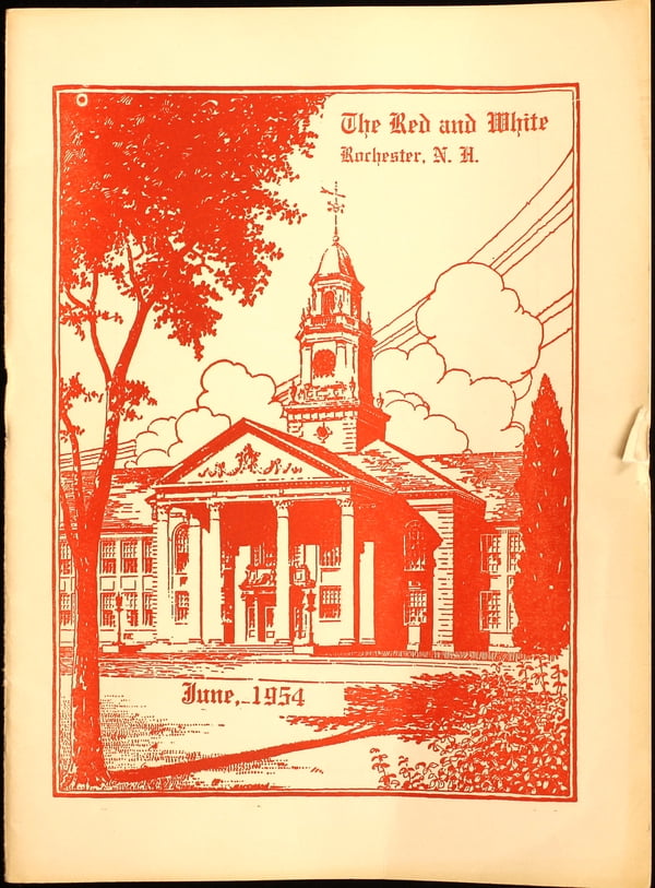 (Custom Reprint) Yearbook: 1954 Spaulding High School - Red and White ...