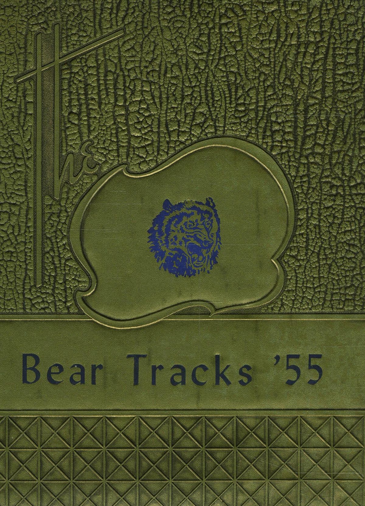 (Custom Reprint) Yearbook: 1955 C F Brewer High School - Bear Tracks ...