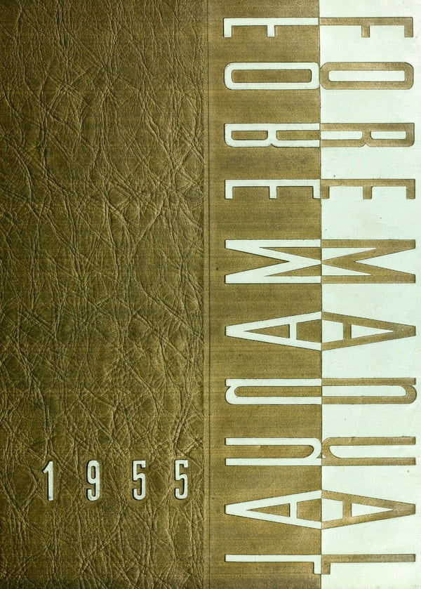 (Custom Reprint) Yearbook: 1955 Foreman High School - Foremanual ...