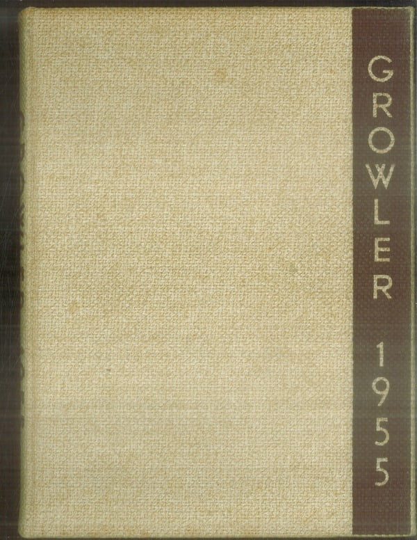 (Custom Reprint) Yearbook: 1955 Thomasville High School - Growler ...