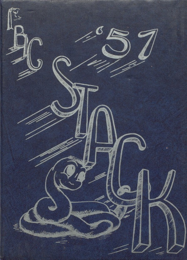 (Custom Reprint) Yearbook: 1957 Anaconda High School - Big Stack ...