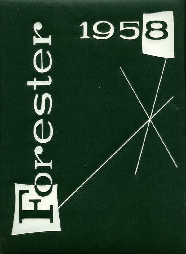 (Custom Reprint) Yearbook: 1958 Evergreen High School - Forester ...