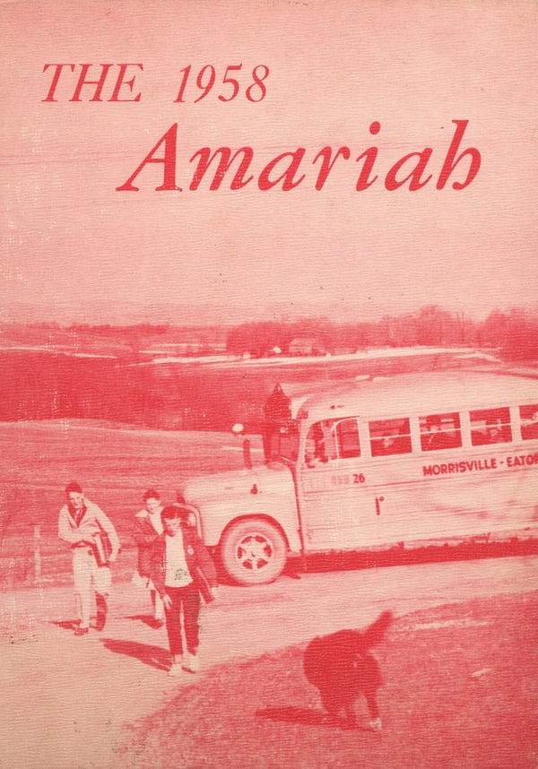 (Custom Reprint) Yearbook: 1958 Morrisville Eaton High School - Amariah ...