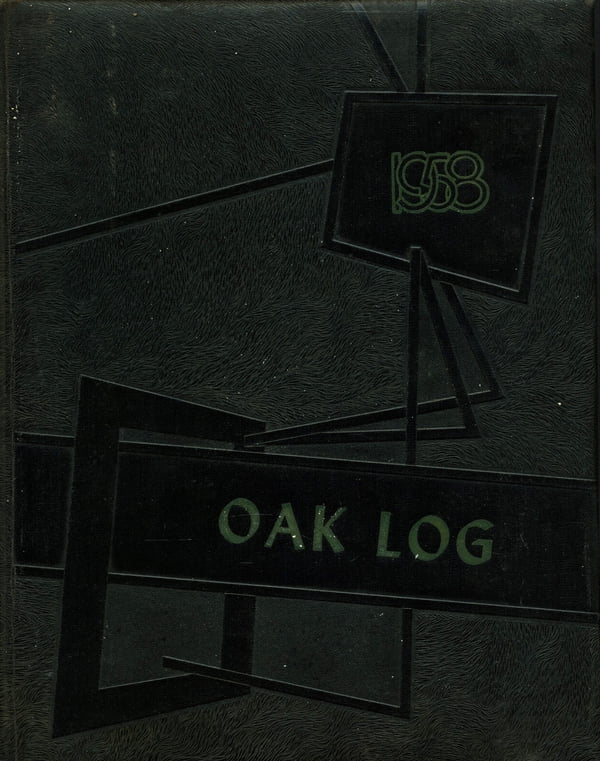 (Custom Reprint) Yearbook: 1958 Oak Hill High School - Log Yearbook ...