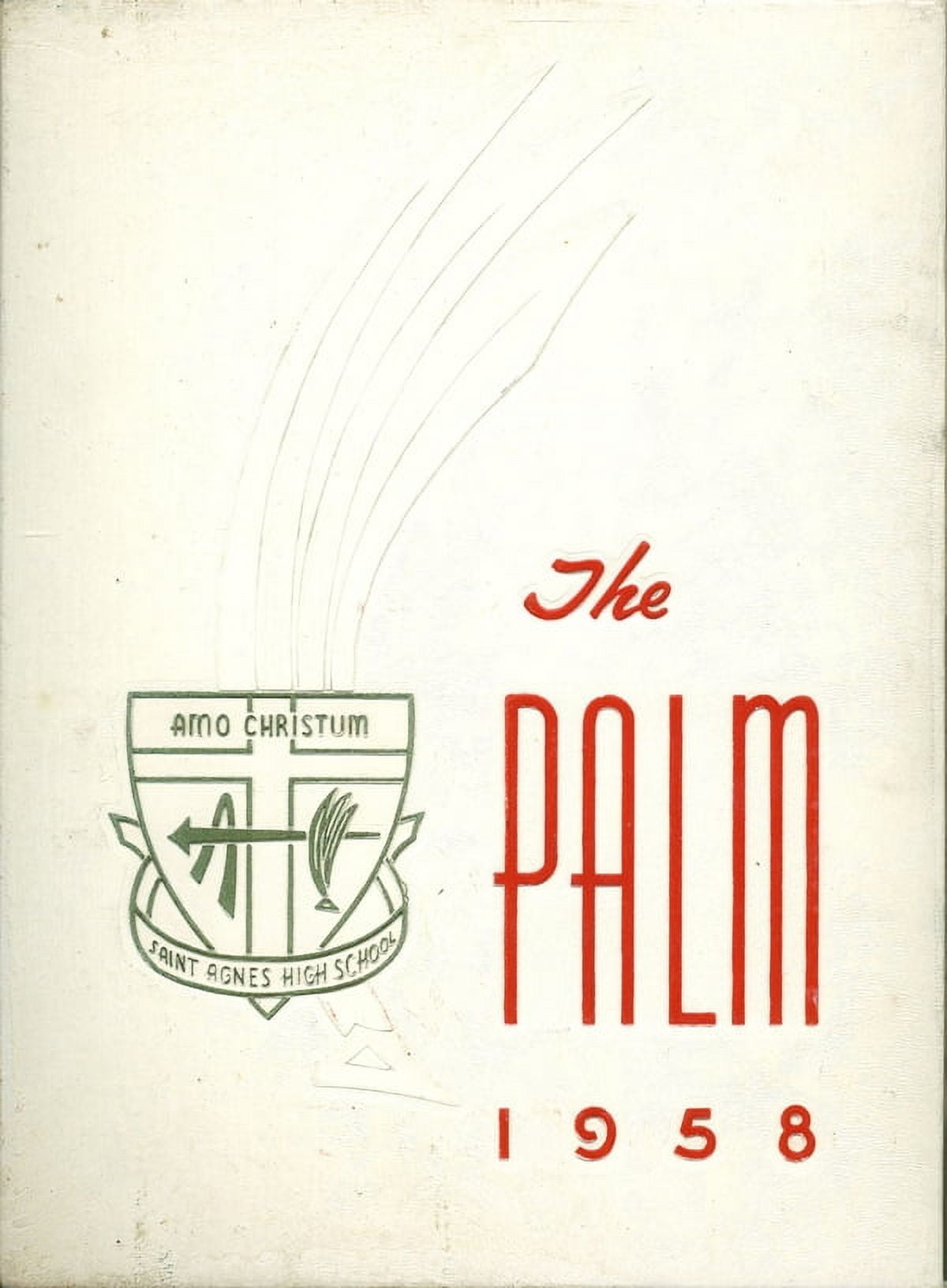 (Custom Reprint) Yearbook: 1958 St Agnes High School - Palm Yearbook ...