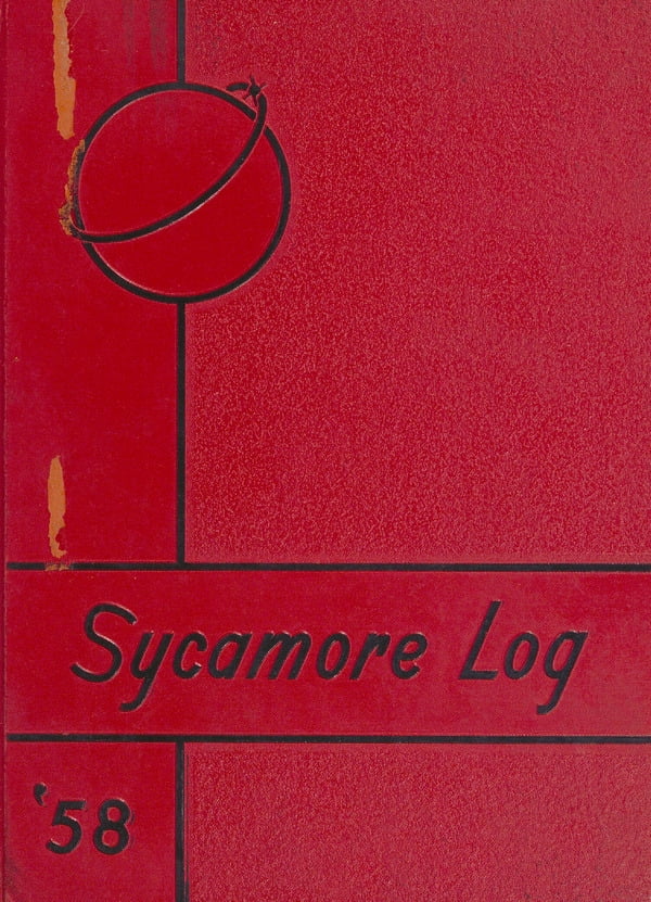 (Custom Reprint) Yearbook: 1958 Sycamore High School - Log Yearbook ...