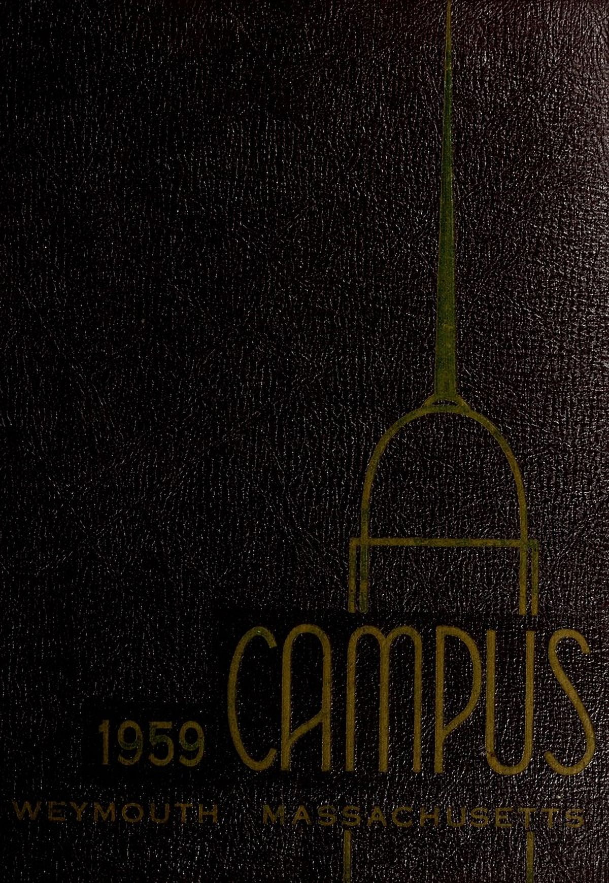 (Custom Reprint) Yearbook: 1959 Weymouth High School - Campus ...