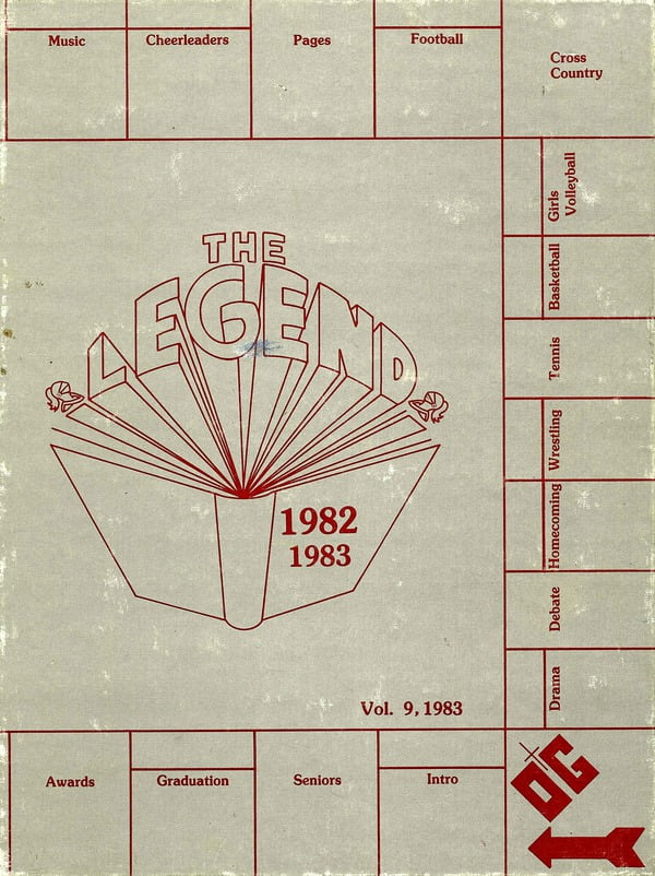 (Custom Reprint) Yearbook: 1983 O Gorman High School - Knight Legend ...
