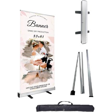 InstaHibit 10x8 ft Banner Stand Adjustable Step and Repeat Stand ...