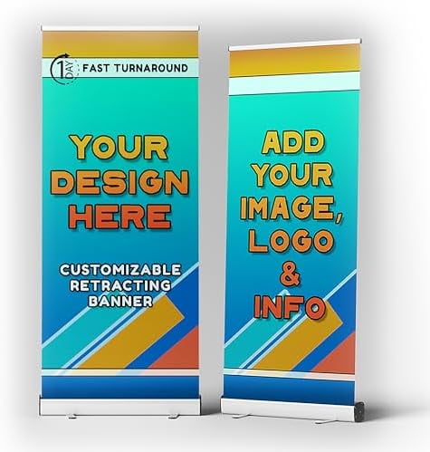 Custom Retractable Banner/Portable Personalized Customizable Pull-up ...