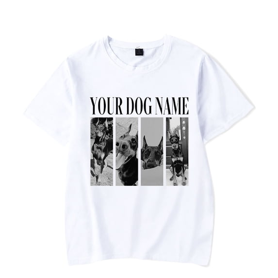 Custom Retro Dog Photo Shirt Personalized Dog Photo Shirt Custom Design ...
