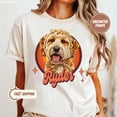 Custom Retro Pet Shirt Pet Photo Name Custom Dog Portrait Personalized ...
