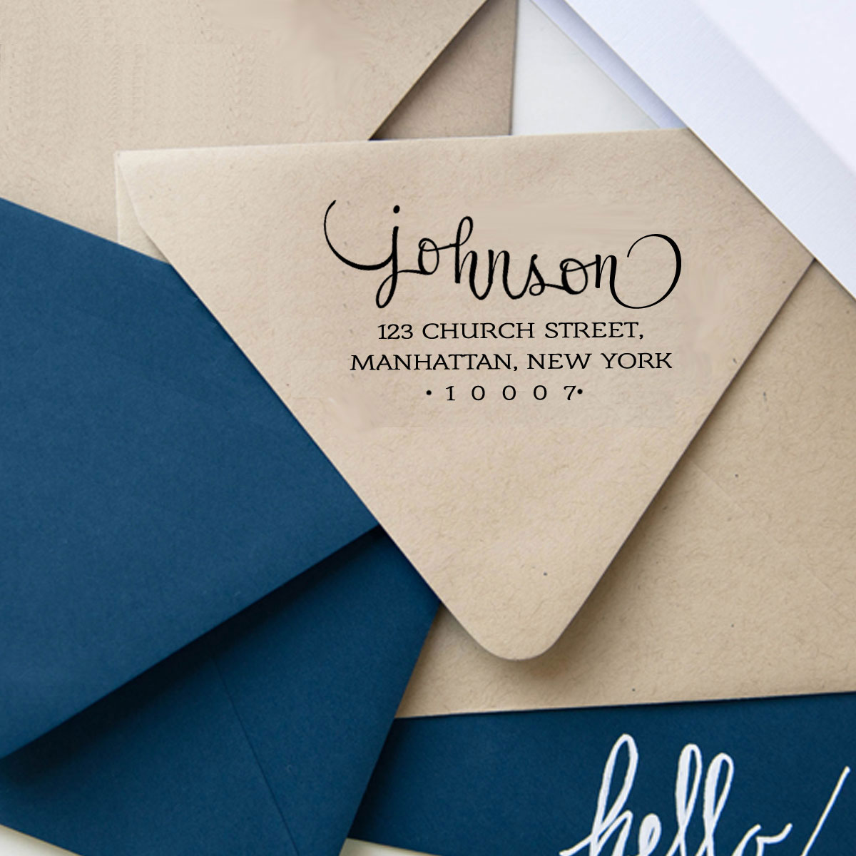 Custom Return Address Stamp Custom Self Inking Rubber Personalized ...