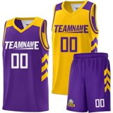 Custom Reversible Basketball Jersey 90s Hip Hop Sports Shirts Printed ...