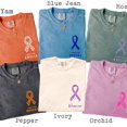 Custom Ribbon Cancer Awareness Shirt Tshirt with Personalized Text ...