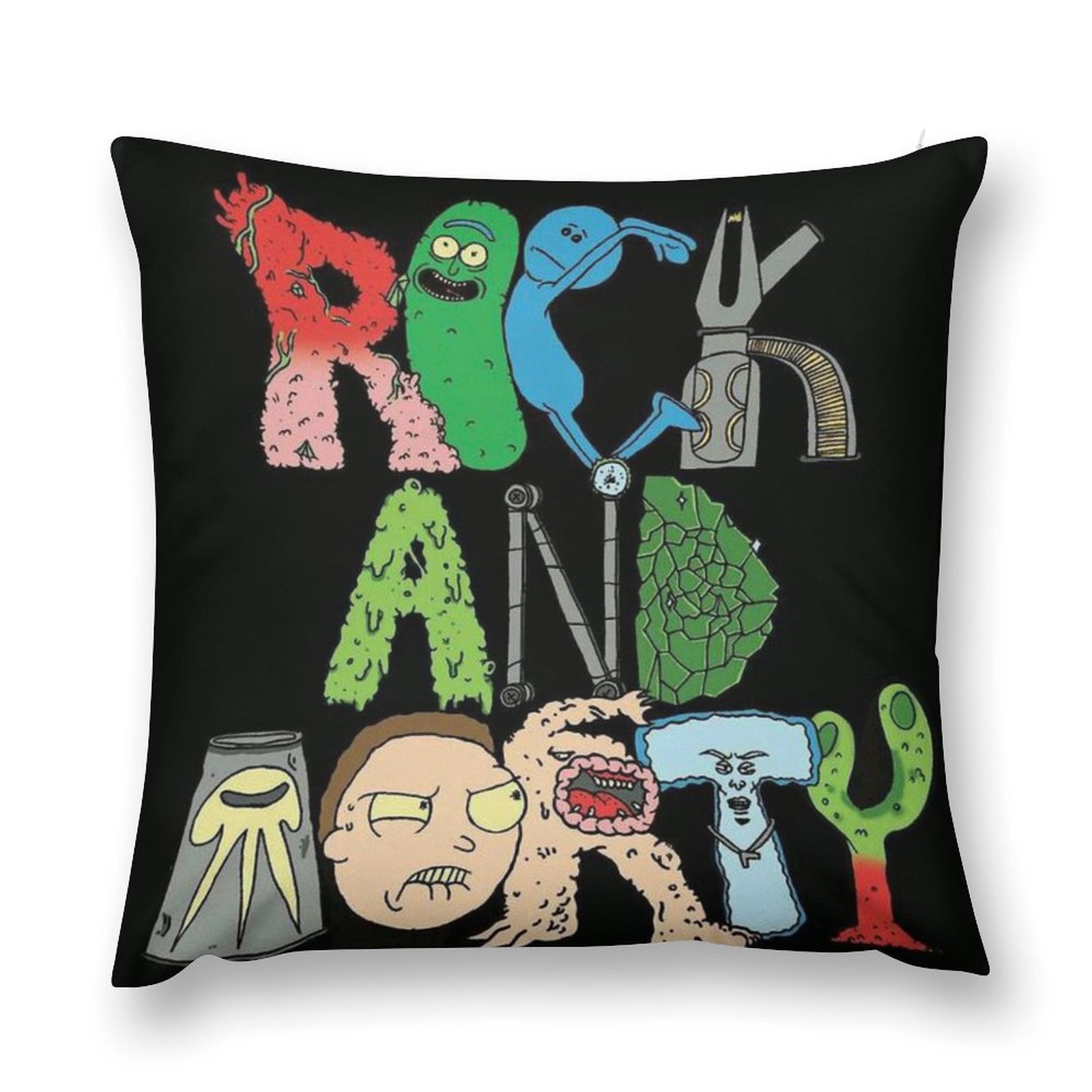 Custom Rick And Morty Pillowcases cushion covers plush pillowcases soft ...