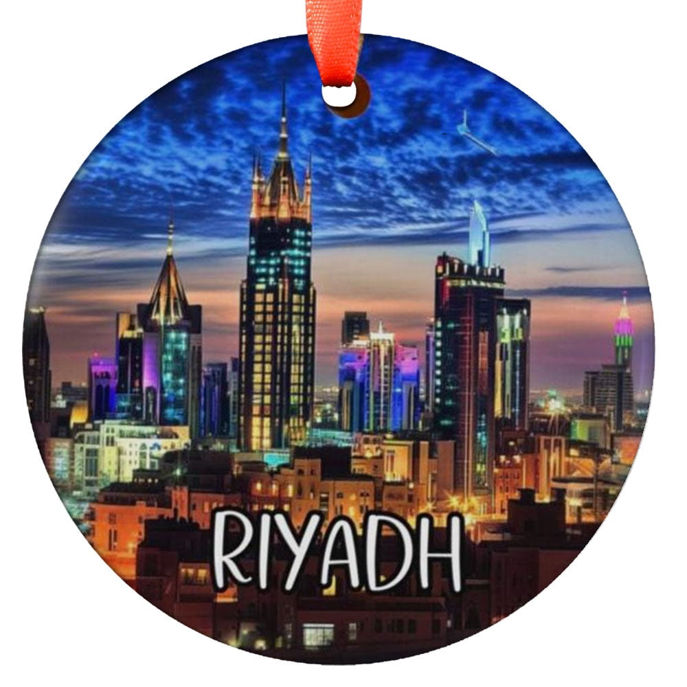 Custom Riyadh Saudi Arabia Ornament |Faux |Unique Souvenir |Vacation ...
