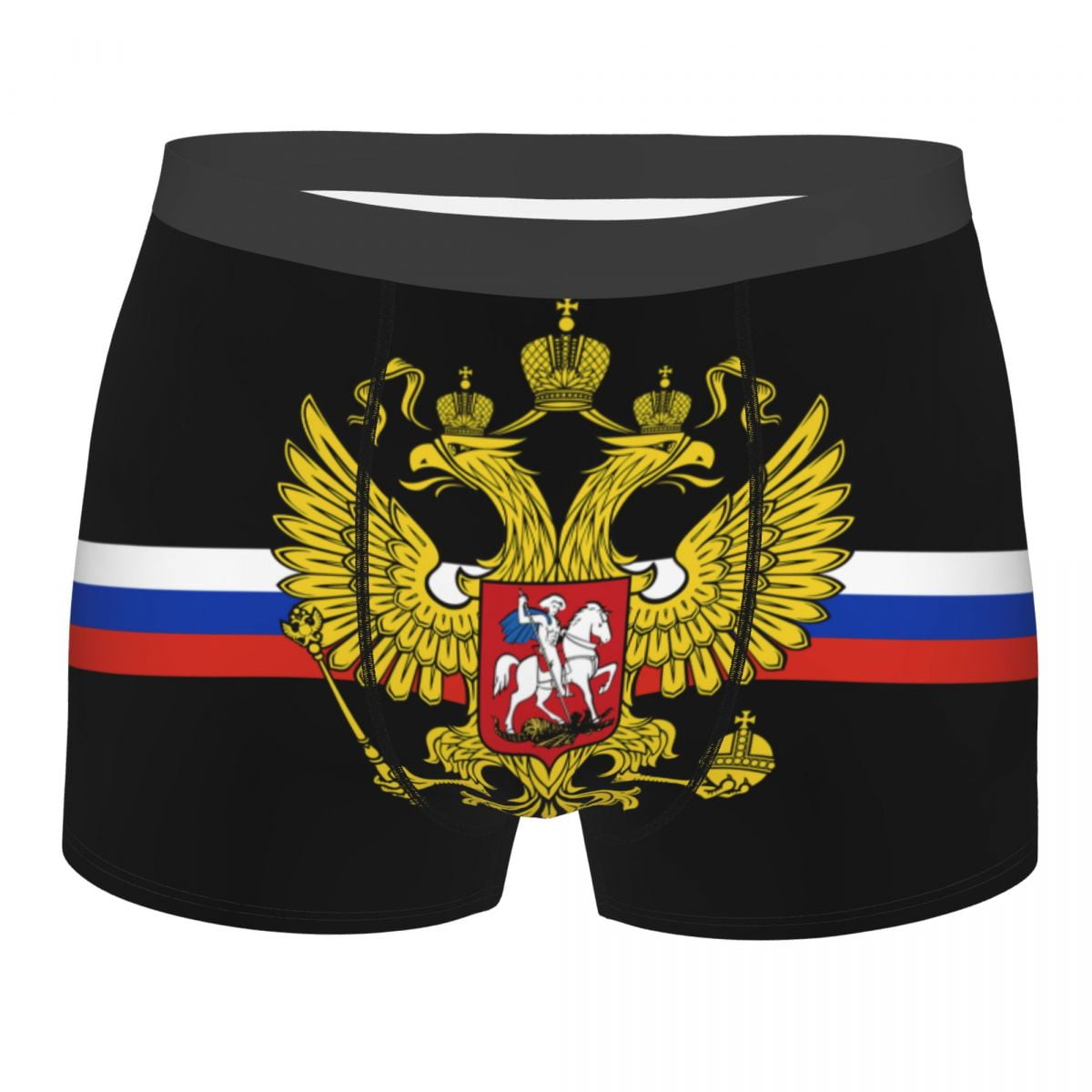 Custom Russian Flag Underwear Men Breathbale Boxer Briefs Shorts ...