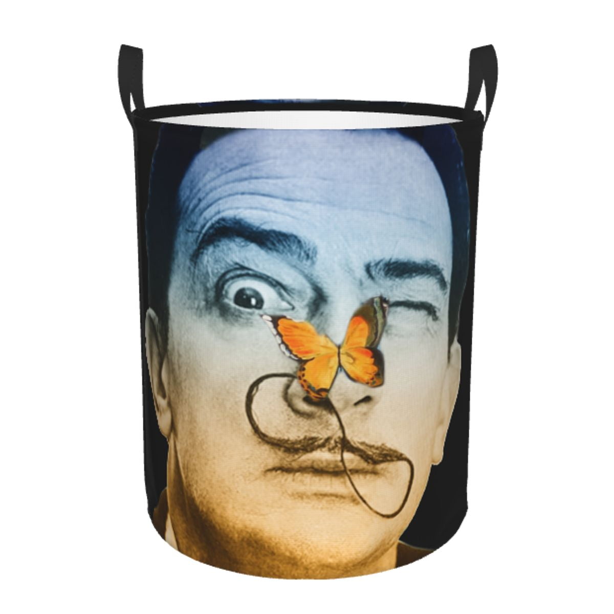 Custom Salvador Dali Art Print Laundry Basket Collapsible Clothing ...