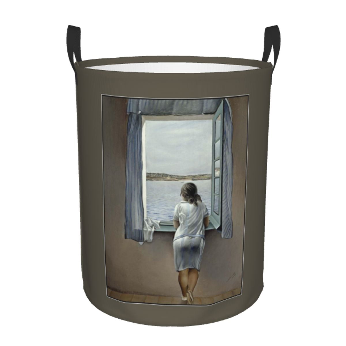 Custom Salvador Dali Art Print Laundry Basket Collapsible Clothing ...