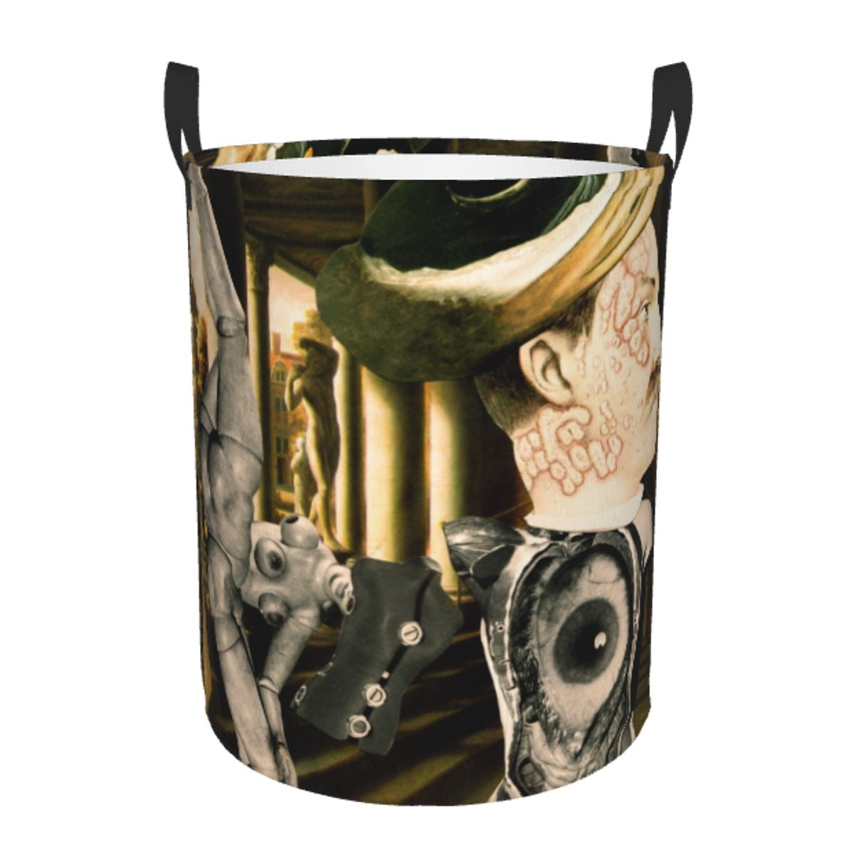 Custom Salvador Dali Artwork Laundry Basket Collapsible Painting Art ...