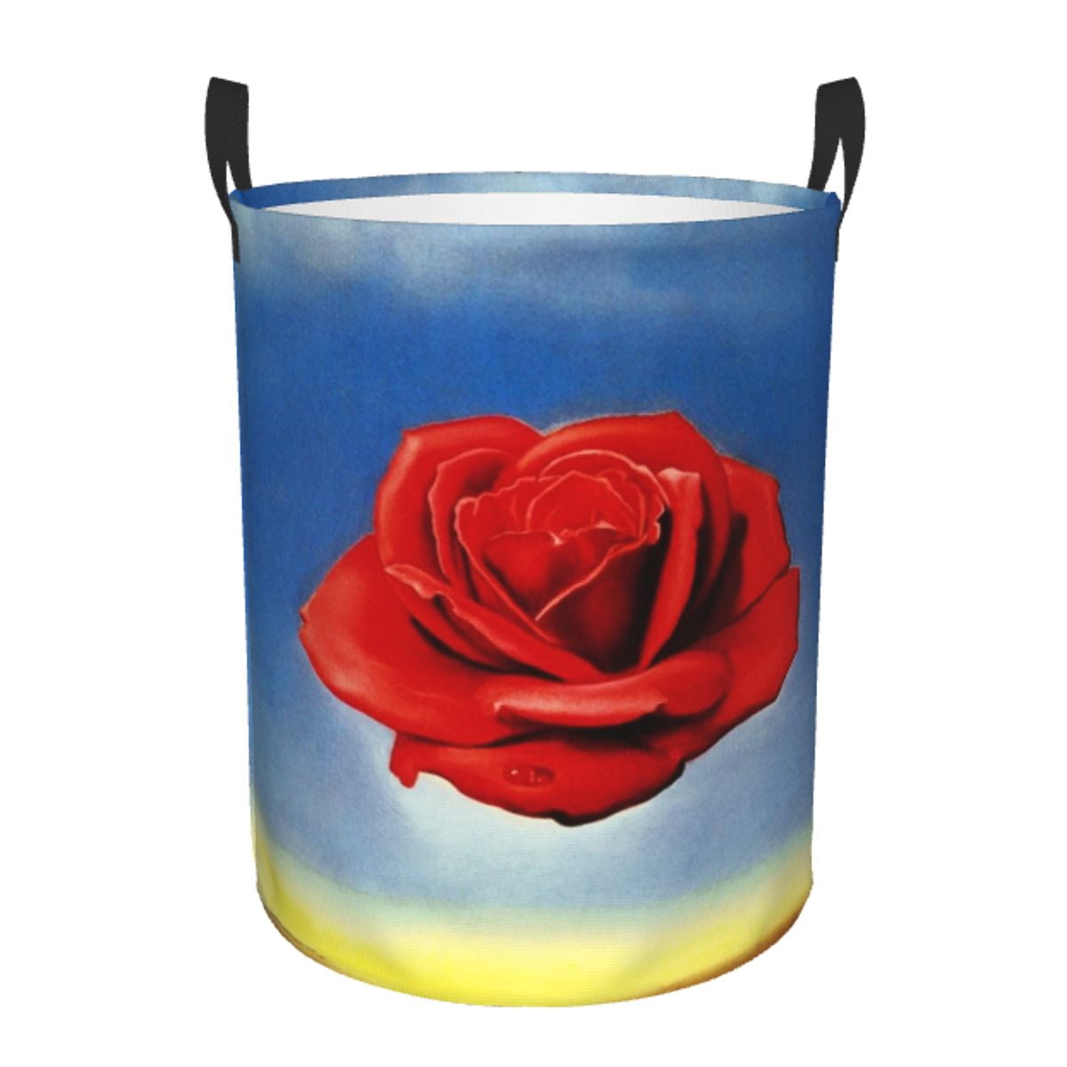 Custom Salvador Dali Painting Art Laundry Basket Foldable Melting Watch ...
