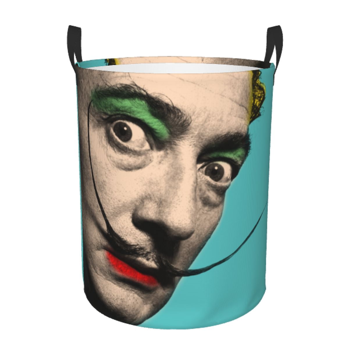 Custom Salvador Dali Painting Art Laundry Basket Foldable Melting Watch ...