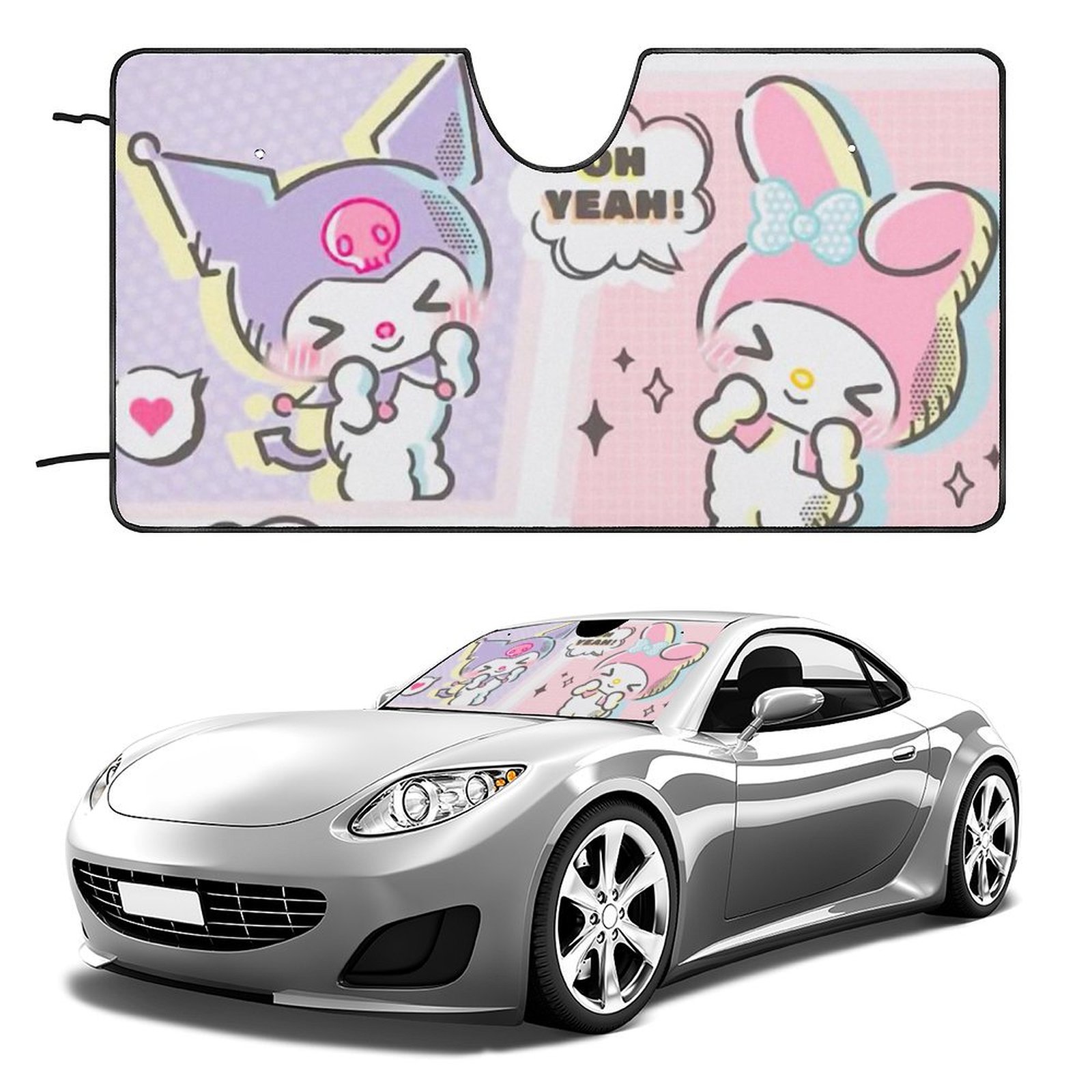 Custom Sanrio Car Truck and SUV Windshield Visor Car Visor Heat ...