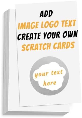 Custom Scratch Cards with Your Logo Personalized Scratch Cards Add ...