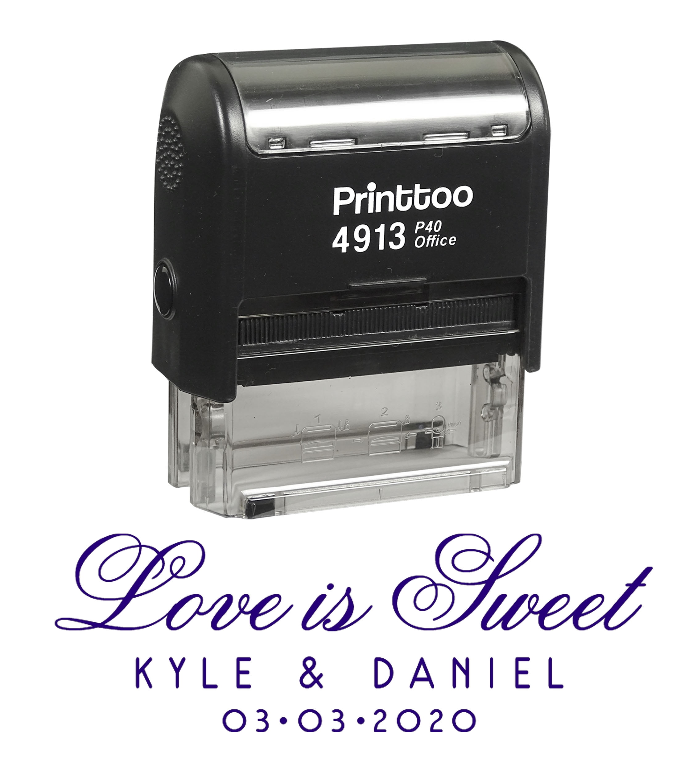 Custom Self Inking Signature Stamp Personalized Logo Stamper Proposal ...