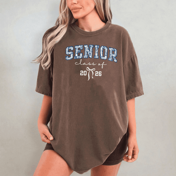 Custom Senior 2026 Comfort Color Shirt, Personalized Class of 2026 ...
